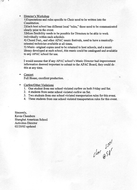 2001-choir-report – Asia Pacific Activities Conference